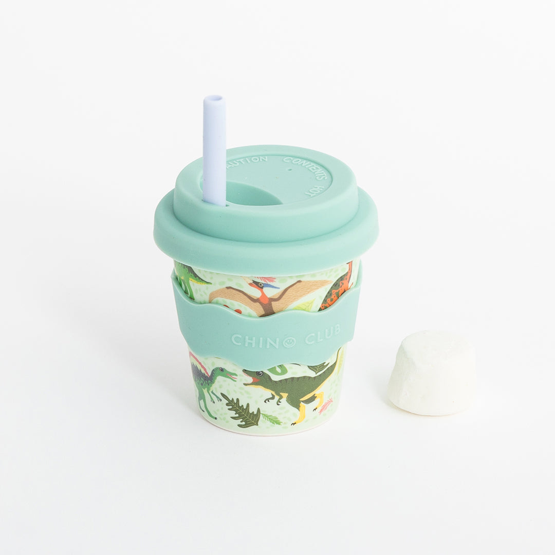 Green Dino Babychino Cup 4oz – Swish Furniture, Gifts & Homewares