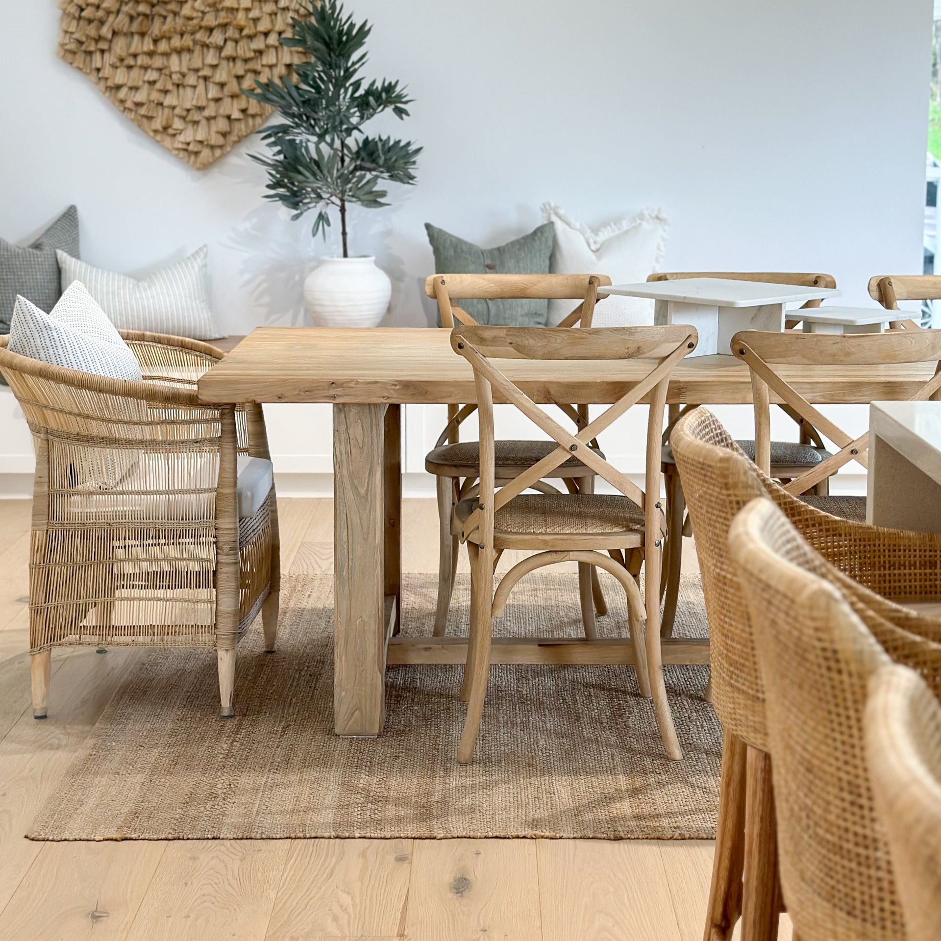 Brooklyn Dining Table - 3 Sizes – Swish Furniture, Gifts & Homewares